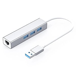 SHYPT One-to-Three Type-c to Gigabit Network Card Usb3.0 to Network Splitter Rj45 Converter
