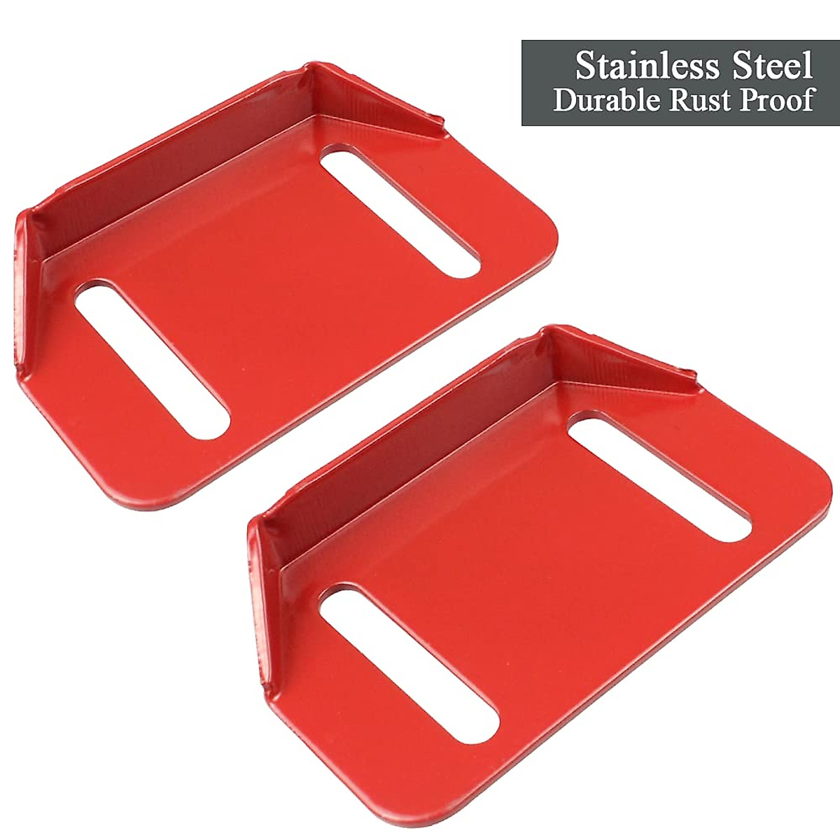 HUSWELL 784-5580 Snow Thrower Slide Shoes 2 Pack Skid Shoes with Mounting Hardware for MTD 784-5580-0637 Fits for Cub Cadet Yardman SnowBlower