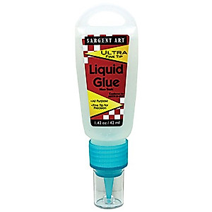 Sargent Art 97-0503 Ultra Fine Tip Liquid Glue Bottle