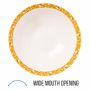 Silver Buffalo Sanrio Hello Kitty Pink and Gold Japanese Pattern with Flowers Ceramic Ramen Noodle Rice Bowl with Chopsticks, Microwave Safe, 30 Ounces