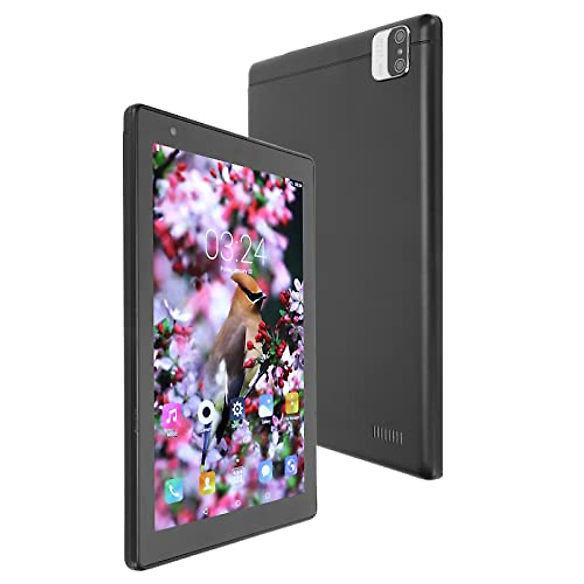 Liyeeo 8.0 Inch Tablet, 8 Inch IPS Display Dual Cameras Portable Tablet for Home for Travel (US Plug)