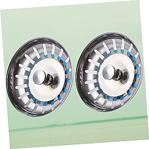 Uonlytech 6 Pcs Bathtub Drain Cover Strainer Cover Sink Drain Stopper Bath Tub Filter Bathroom Strainers for Kitchen Sink Strainer Basket Kitchen Drains Strainers Dish Basin Net