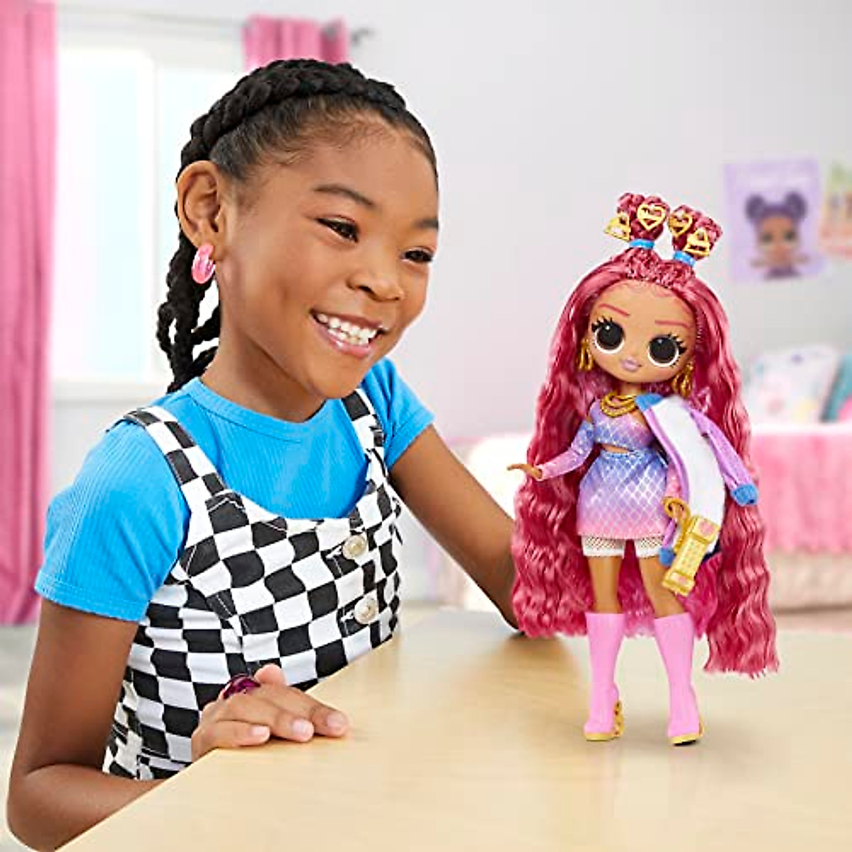 L.O.L. Surprise! O.M.G. Golden Heart Fashion Doll with Multiple Surprises and Fabulous Accessories – Great Gift for Kids Ages 4+