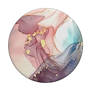 Colorful Blue Gray Illustration Pattern Phone Popper PopSockets Standard PopGrip