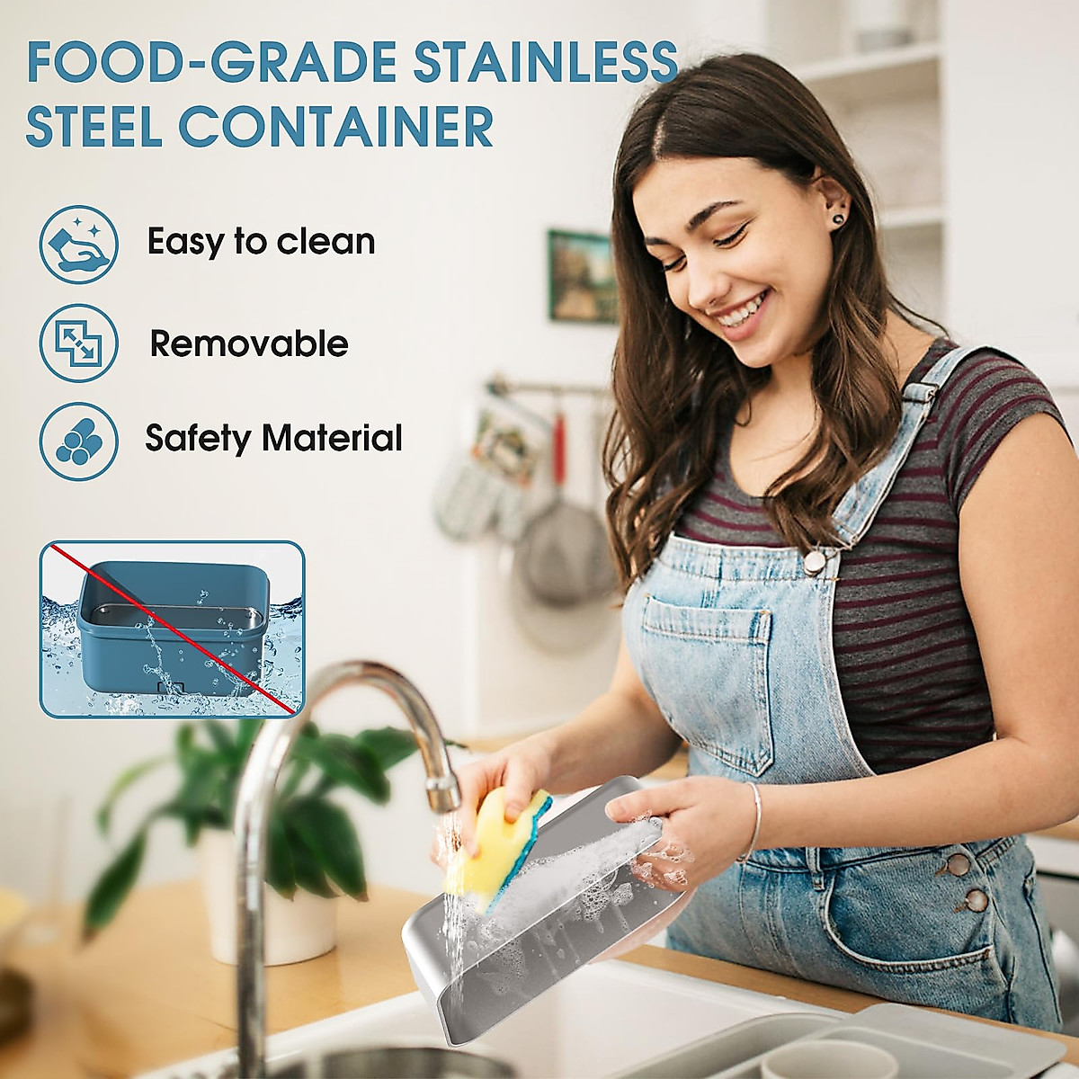 Carsolt Electric Lunch Box Food Heater Upgrade 3 in 1 Portable Food Warmer 60-100W Leakproof Heated Lunch Box for Adults Car/Truck/Office with 1.8L SS Container Fork Spoon Carry Bag, 12V/24V/110V