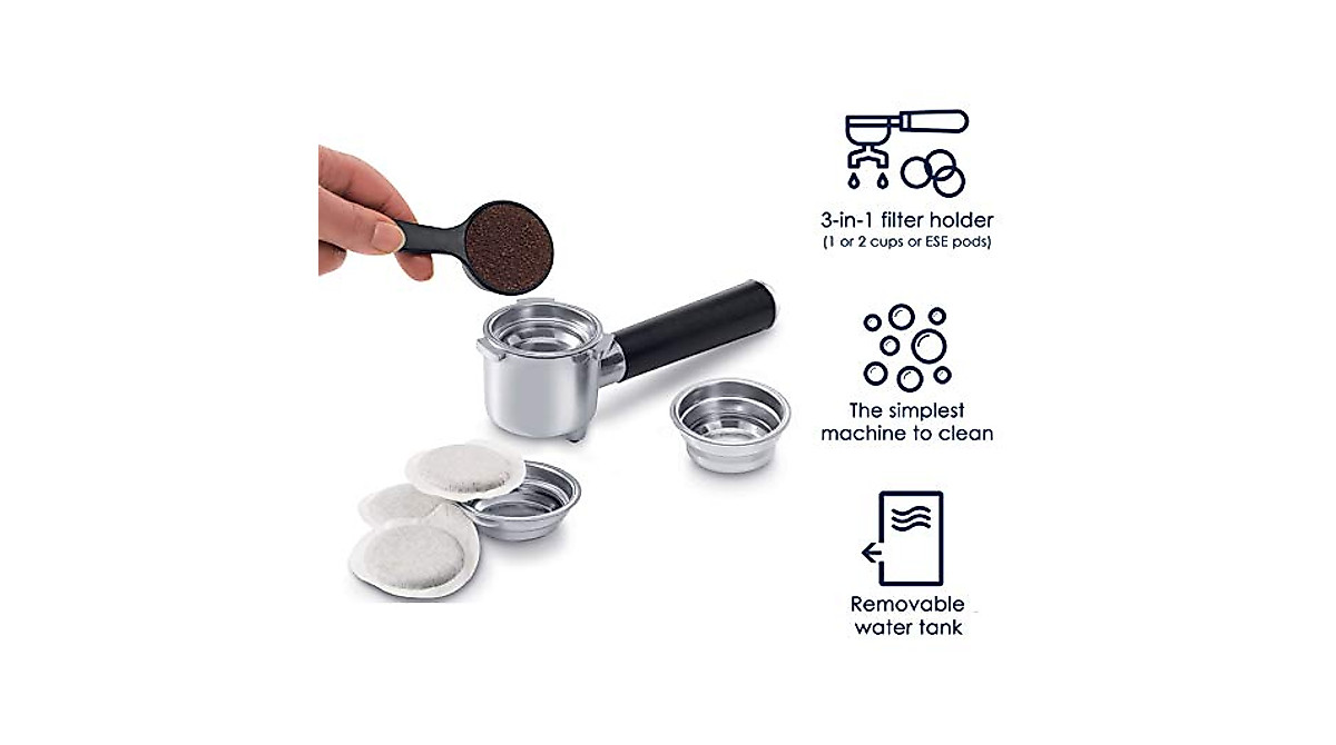 DeLonghi EC155 Espresso Machine - Brew Like a Pro