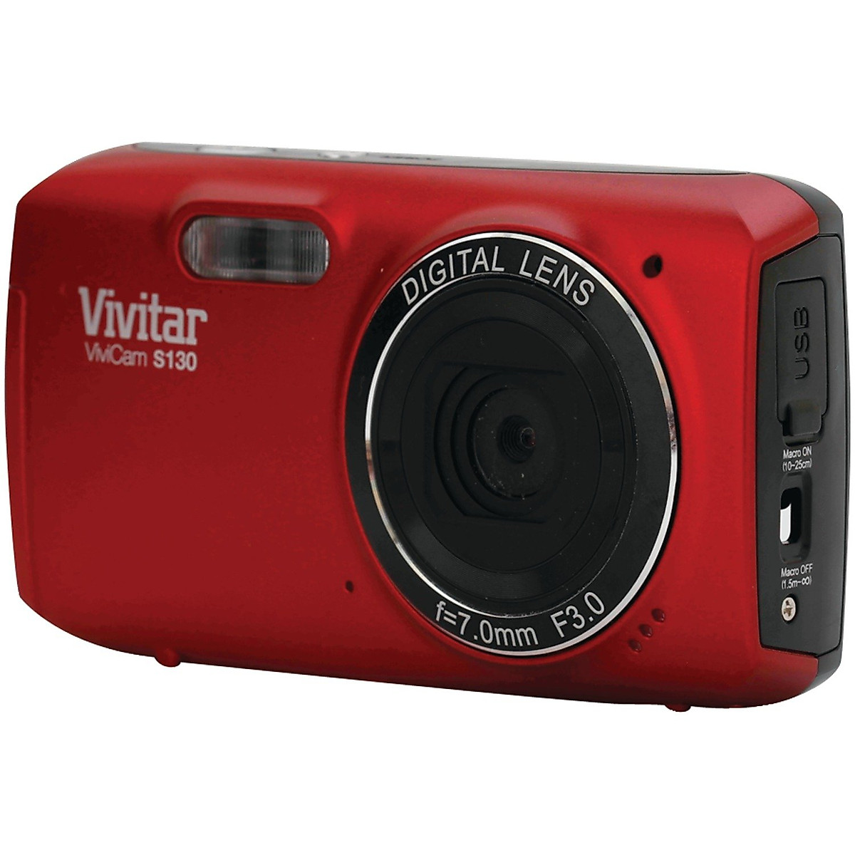 Vivitar 16MP Digital Camera - Red (VS130)
