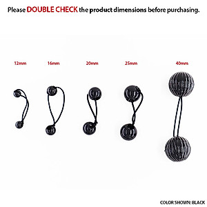 20 Pcs 20mm Glitter Bubble Twinbead Ponytail Holders with Balls for Girls' Hair Accessories (Assorted)