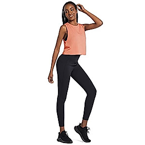 BALEAF Women's Tops Workout Tank Top Crop Tops Cropped Athletic Gym Muscle Shirts Yoga Trendy Heather Coral M
