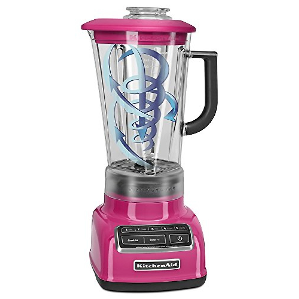 KitchenAid KSB1575CB 5-Speed Diamond Blender with 60-Ounce BPA-Free Pitcher - Cranberry