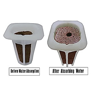 Grow Sponges for Hydroponics Seed Starter Plugs 50 pcs Compatible with AILISS PRO Indoor Garden Kit（Seeds Not Included）