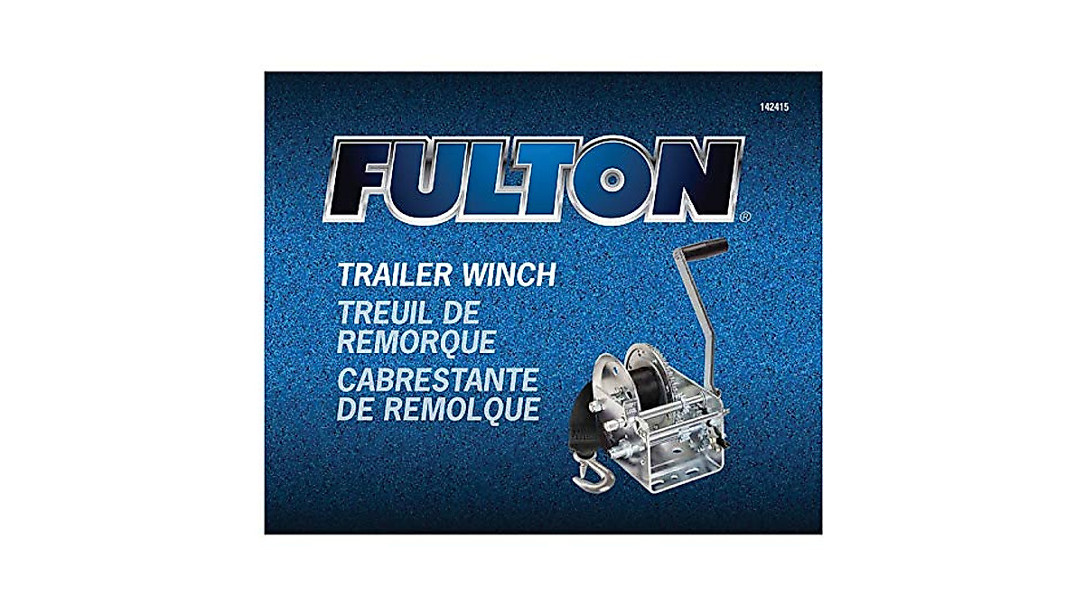 Fulton Dual Speed Winch - 2600 lbs Capacity for Boats