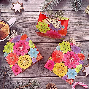 Party Favor Boxes,Flower Butterfly Candy Boxes Laser Cut Candy Boxes Colorful Gift Boxes for Wedding Bridal Shower Anniverary Birthday Party (20 PCS)