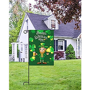 Tinuos St. Patrick's Day Garden Flag 12.5 x 18 Inches (Style one)
