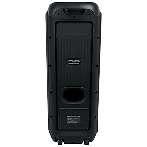 Rockville BASS Party 10 Dual 10 inch Portable Battery LED Party Bluetooth Speaker