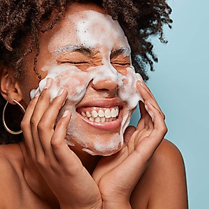 Lil Ray 2 Oz Empty White Foam Pump Bottle, Foamer Soap Dispenser for Lash Shampoo, Hand Soap, Foaming Cleaner(Gold Pump, 12 PCS)