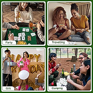 Sishynio Mahjong Cards Set, Mah-Jongg Playing Cards with 2 Dices & Chips, 2023 Handheld Mahjongg Game, Classical Chinese Table Game, Portable Poker Cards Set for Leisure Time Party Traveling Gifts