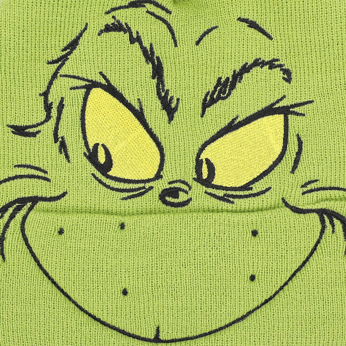 Grinch Youth Character Cuffed Beanie and Gloves Set Multicolored