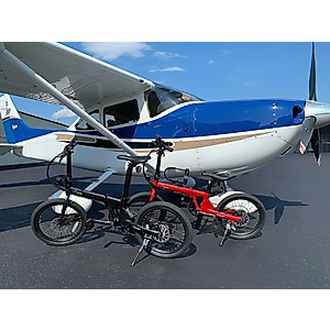 QUALISPORTS Volador Folding Electric Bike Lightweight 36V Removable LG Battery 350W Brushless Motor 7 Speed 20MPH Foldable Bicycle 20" Compact Portable Ebike UL 2849 Certified