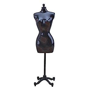 Doll Dressup Model Gown Mannequin Model Stand, Fits Doll Dress Hollow Body T-Shirt Display, Doll Mannequin Model Stand Store Torso Display 8.46 inch