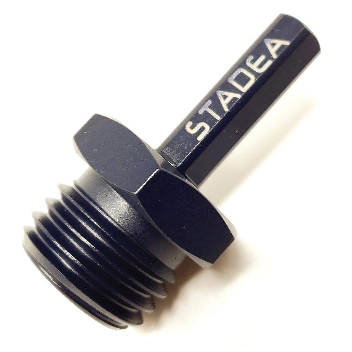 Stadea Adapter 1/2" Hexagonal to 1-1/4"-7 Male 110 MM Long - for Threaded Diamond Hole Saw Core Drill Bit, Series Super C