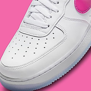 Nike Men's Air Force 1 07 PRM White/Lotus Pink-Yellow Gold (FD0778 100) - 11