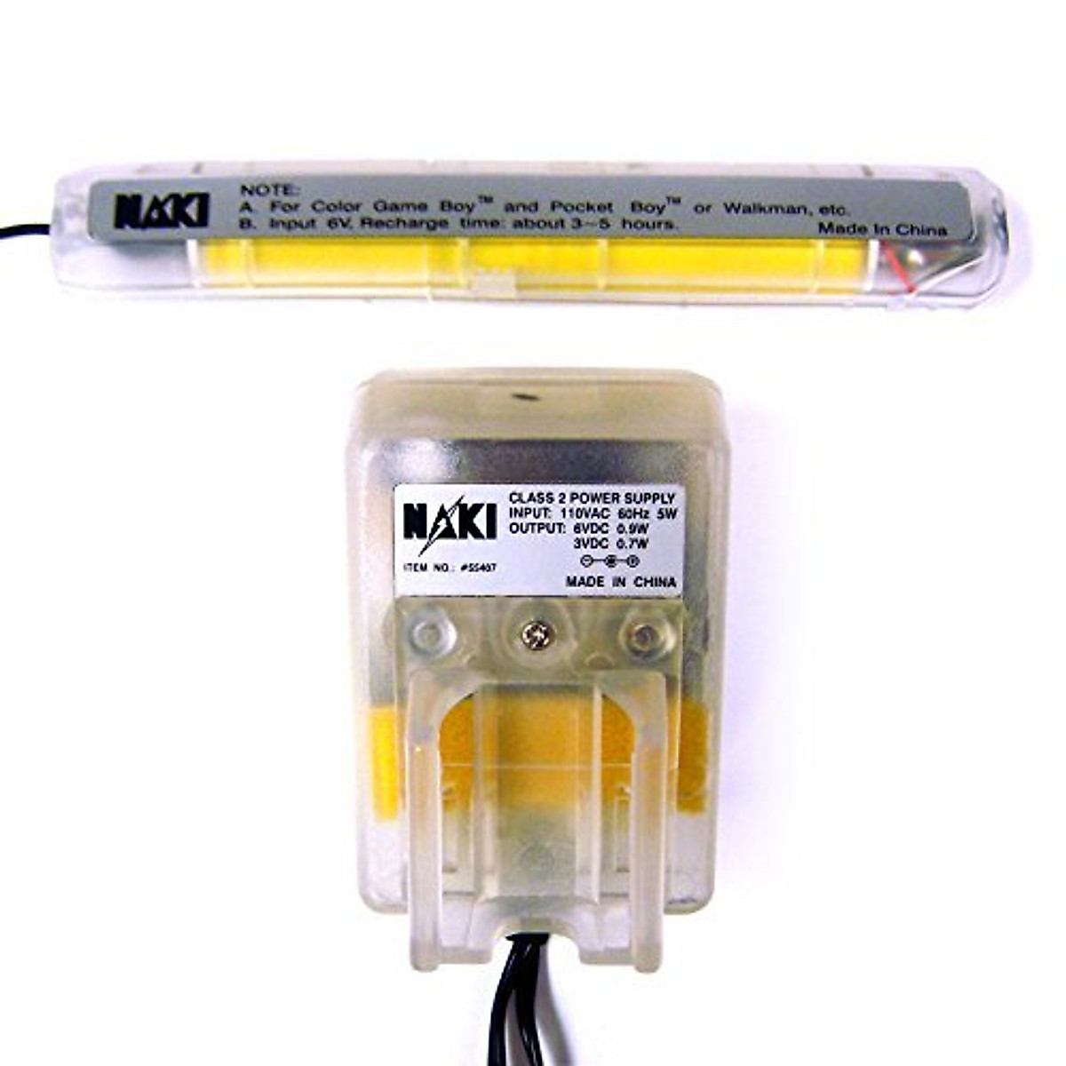 Rechargeable Battery Pak for Game Boy Color, Game Boy Pocket & Neo Geo Pocket - Clear by Naki World