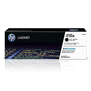 HP 410A Black Toner Cartridge | Works with HP Color LaserJet Pro M452 Series, HP Color LaserJet Pro MFP M377, M477 Series | CF410A