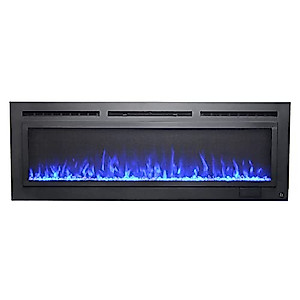Touchstone Sideline® Anti-Glare Screen-Front 60" 80047 Electric Fireplace