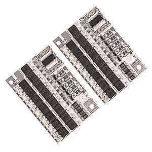 ACEIRMC 2pcs 4S 12V 100A BMS Li-ion LMO Ternary Lithium Battery Protection Circuit Board Li-Polymer Balance Charging Module (4S 12V)