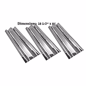 Grill Parts Gallery Replacement Heat Shield for Napoleon L485, 485RSIB, 485SIB Gas Models (3-Pack)