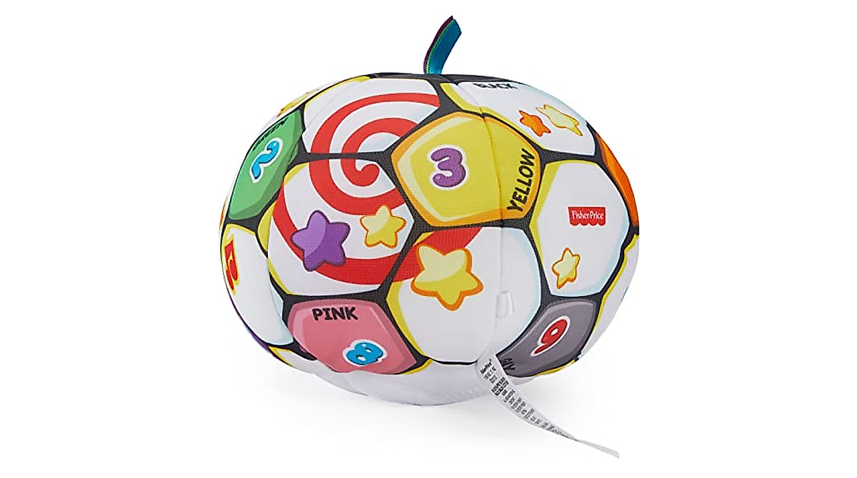 Fisher-Price Laugh & Learn Soccer Ball for Babies - Educational ...