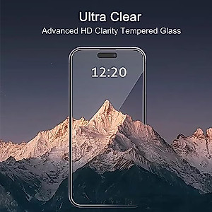 Ailun Glass Screen Protector for iPhone 15 Plus/iPhone 15 Pro Max [6.7 Inch] Display 3 Pack Tempered Glass, Sensor Protection, Dynamic Island Compatible, Case Friendly