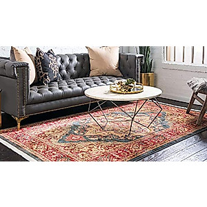 Unique Loom Sahand Collection Area Rug - Arsaces (2' 2" x 3' 1" Rectangle, Navy Blue/ Gray)