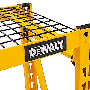 DEWALT 4-Foot Tall, 3 Shelf Steel Wire Deck Industrial Storage Rack, Adjustable for Custom Workshop/Garage Storage Solutions, Total Capacity: 4,500 lbs.