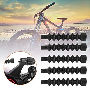 Bike V Brake Boot, 5Pcs Rubber Mountain Bike V Brake Boots Protective Sleeve Cover