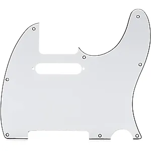 Fender Modern Pickguard, Telecaster, 8-Hole - White 3-Ply