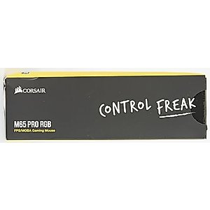 Corsair M65 PRO RGB Optical FPS Gaming Mouse (12000 DPI Optical Sensor, Adjustable Weights, 8 Programmable Buttons, 3-Zone RGB Multi-Colour Backlighting, Xbox One Compatible) - Black