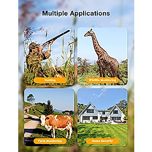 VOOPEAK 2 Pack Trail Camera - Game Camera 36MP 2K Motion Activated Trail Cam Scouting Hunting Cam Wildlife with 2.0 LCD Screen 120° Wide Angle Lens Night Vision Waterproof IP66