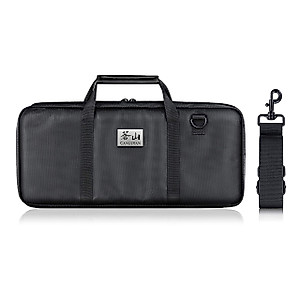 Cangshan 1023770 7-Piece Cut-Resistant Nylon Cutlery Knife Bag with Strap, Bag Only (CUTLERY NOT INCLUDED)
