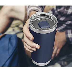 yoelike Magnetic Slider Replacement, Compatible with YETI Magnetic Lid 10oz, 14oz, 16oz, 20oz, 26oz, 30oz (Black+Navy Blue+Mint Green+Pink+White)