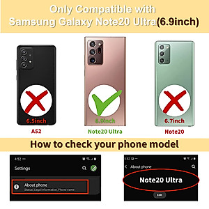 Coralogo for Samsung Galaxy Note 20 Ultra Case Butterfly for Women Girls Girly Pretty Cute Black Phone Cases Gold Plating Butterflies Design with Screen Aesthetic Cover for Note 20 Ultra 5G 6.9"