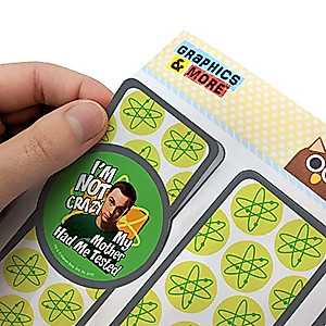 Big Bang Theory Sheldon Cooper I'm Not Crazy Set of 3 Glossy Laminated Bookmarks