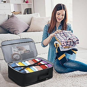 NUBILY Travel Backpack for Men Women 40L Carry on Backpack Airline Approved 17 Inch Laptop Backpack Waterproof Large Backpack Luggage Daypack Business College Weekender Overnight Backpack, Black