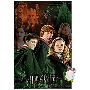 Trends International Harry Potter and the Half-Blood Prince - Trio Collage Wall Poster, 22.375" x 34", Premium Poster & Mount Bundle