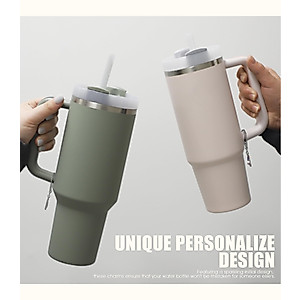 Neepanda 9 PCS Silicone Straw Cover (White)