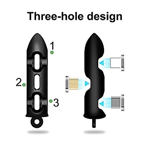 Aporia - Magnetic Charging Tips Storage Holder Bullet Shape Colorful | Compatible with Any Magnetic Charging Tips (Storage - Four Bullets)