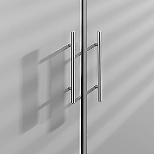 Prepac Elite 2 Door Standing Storage Cabinet, 16" D x 32" W x 65" H, Light Gray