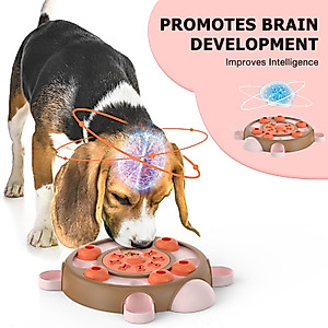 WINGPET Dog Puzzle Toys, Interactive Dog Toys, Turtle Dog Enrichment Toys for Puppy Mentally Stimulating Treat Dispenser Dog Treat Puzzle Feeder for Small, Medium and & Large Dogs Treat Training