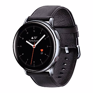 SAMSUNG Galaxy Watch Active 2 (40mm, GPS, Bluetooth, Unlocked LTE) Smart Watch with Advanced Health monitoring, Fitness Tracking , and Long lasting Battery, Silver - (US Version)
